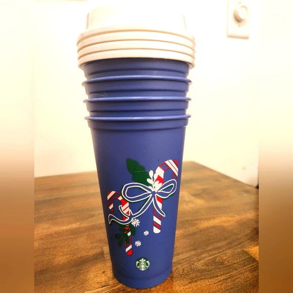 Starbucks | Dining | Reusable Plastic Starbucks Holiday Cups | Poshmark